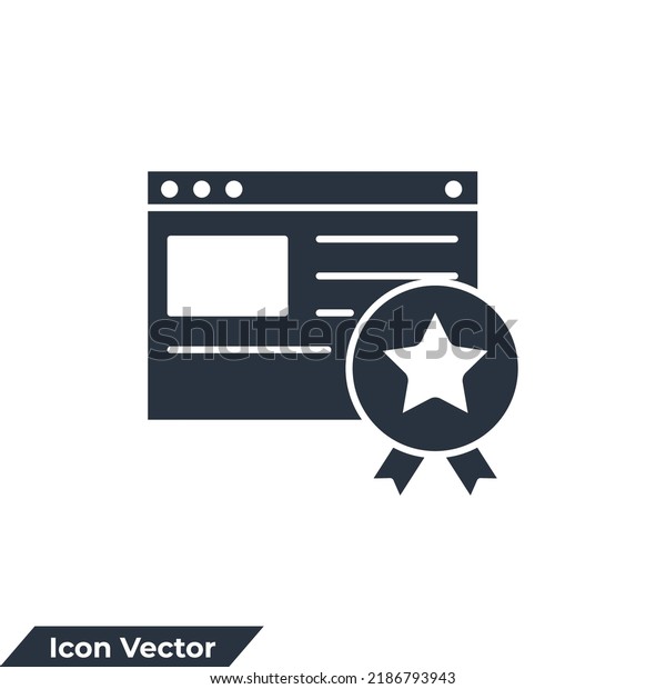 Page Rank Icon Logo Vector Illustration Stock Vector (Royalty Free ...