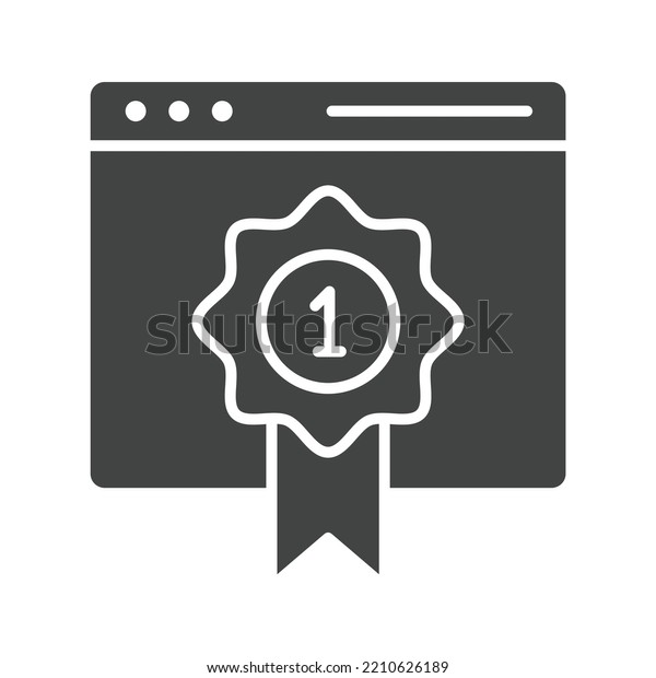 Page Rank Icon Vector Image Can Stock Vector (Royalty Free) 2210626189 ...