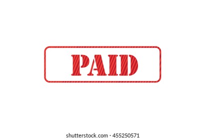 Paid Stamp Red: เวกเตอร์สต็อก (ปลอดค่าลิขสิทธิ์) 455250571 | Shutterstock