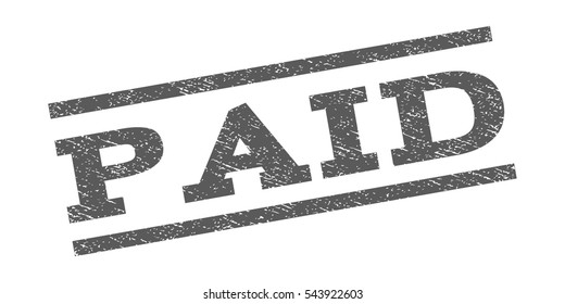 Paid Watermark Stamp Text Caption Between Stock Vector (Royalty Free ...
