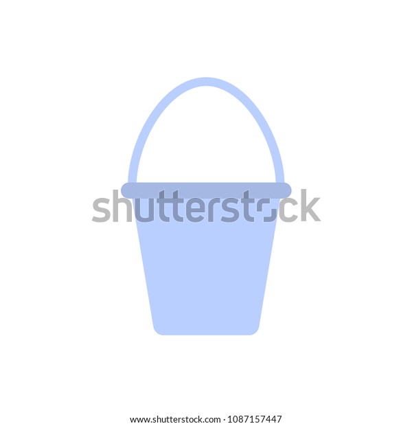Pail Icon Illustrationvector Bucket Sign Symbol Stock Vector (Royalty ...