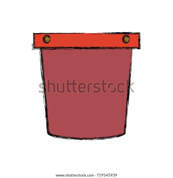 Pail Vector Illustration Stock Vector (Royalty Free) 719545939 ...