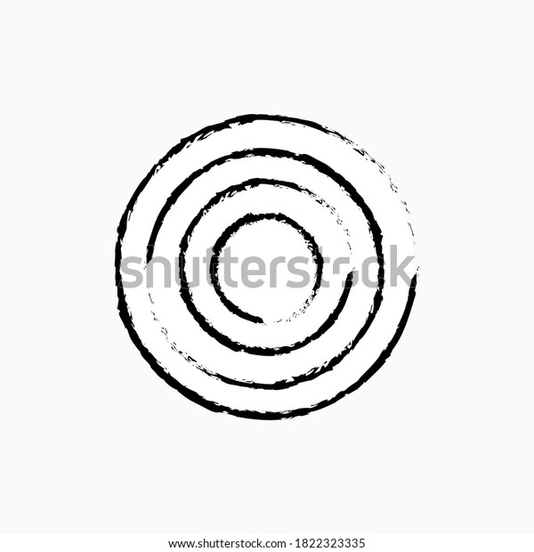 Pain Icon Epicentrum Symbol Vector Logo Stock Vector (Royalty Free ...