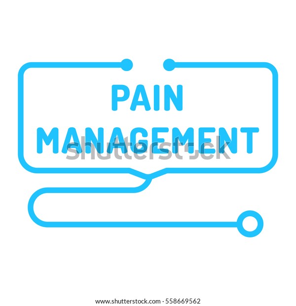 Pain Management Stethoscope Icon Flat Vector Stock Vector (Royalty Free ...