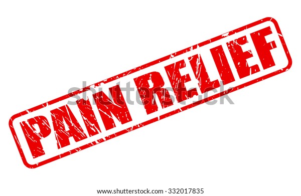 Pain Relief Red Stamp Text On Stock Vector (Royalty Free) 332017835 ...