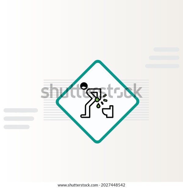 Painless Piles Treatment Icon Vector Design Stock Vector (Royalty Free ...