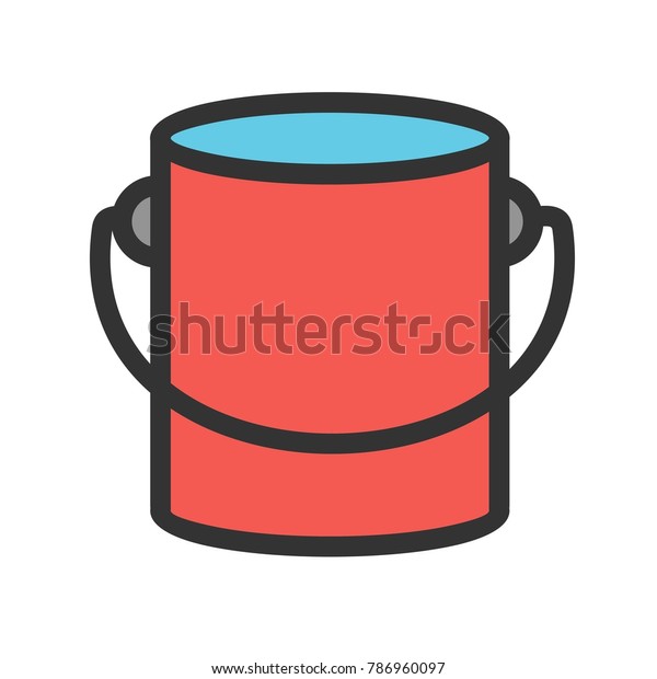 Paint Box Icon Stock Vector (Royalty Free) 786960097 | Shutterstock