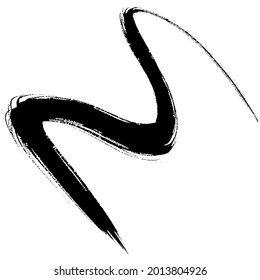 Paint Brush Curved Brush Stroke Stock Vector (Royalty Free) 2013804926 ...