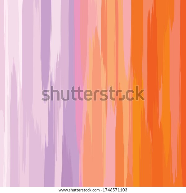 Paint Brush Stroke Abstract Color Patches Stock Vector (Royalty Free ...