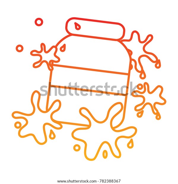 Paint Can Splatter Icon Image Stock Vector (Royalty Free) 782388367 ...