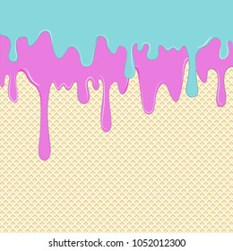 Paint Color Dripping Color Dropping Background Stock Vector (Royalty ...