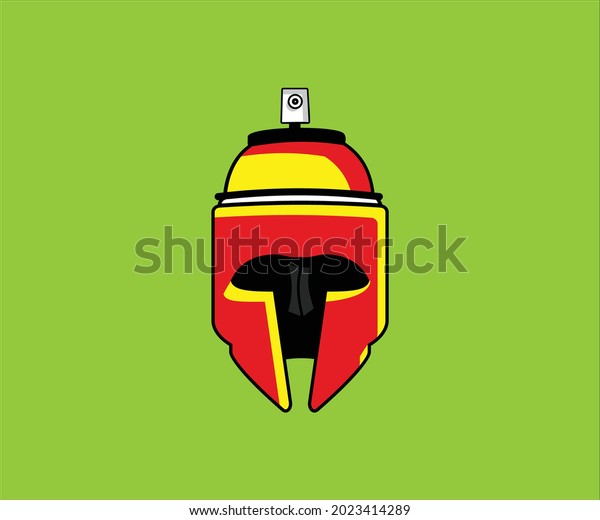 Paint Pilox Helmet Vector Illustration T Stock Vector (Royalty Free ...