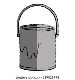 Paint Pot Isolated Icon Stock Vector (Royalty Free) 619029998 ...