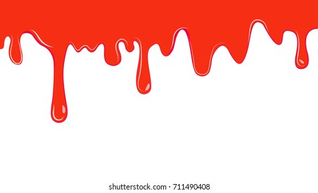 Red Paint Dripping