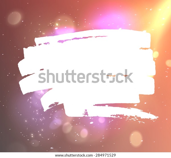 Paint Splash Frame Text On Abstract Stock Vector (Royalty Free ...