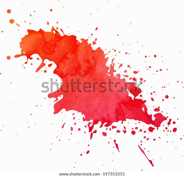 Paint Splash Grunge Texture Stock Vector (Royalty Free) 197353355