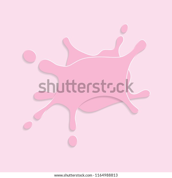 Paint Splash Vector Background Pink Pastel Stock Vector (Royalty Free ...