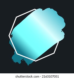 Paint Stain Frame On Dark Background Stock Vector (Royalty Free ...