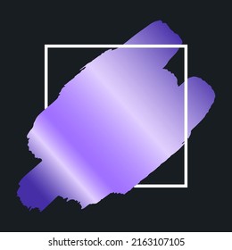 Paint Stain Frame On Dark Background Stock Vector (Royalty Free ...