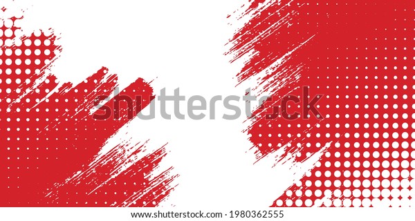 Paint Streak Red Strip Paint On Stock Vector (Royalty Free) 1980362555 ...