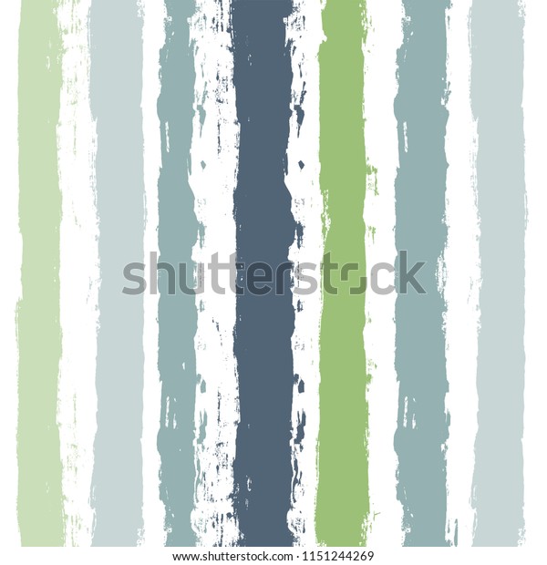 Paint Stripe Seamless Pattern Vector Striped Stock Vector (Royalty Free ...