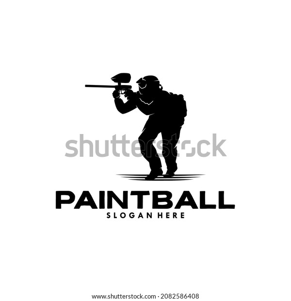 Paintball Team Logo Design Template Stock Vector (Royalty Free ...