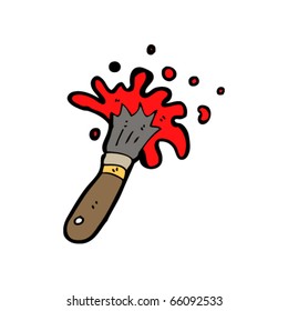 Paintbrush Cartoon Stock Vector (Royalty Free) 66092533 | Shutterstock