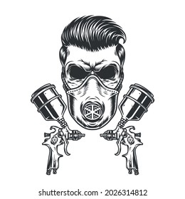 117 Airbrush skull Stock Vectors, Images & Vector Art | Shutterstock