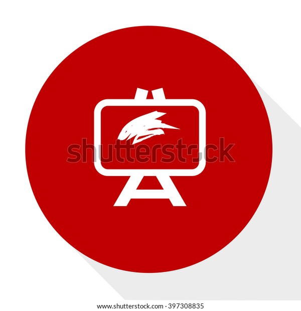 Painting Board Icon Stock Vector (Royalty Free) 397308835 | Shutterstock