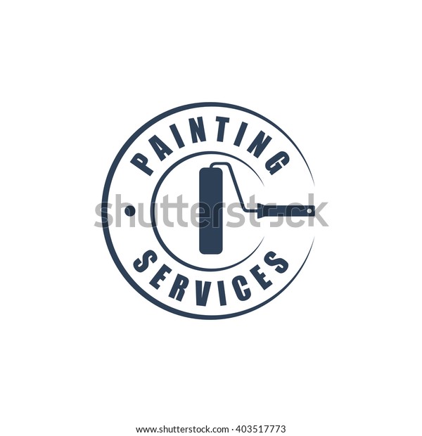Painting Services Logo Stock Vector (Royalty Free) 403517773