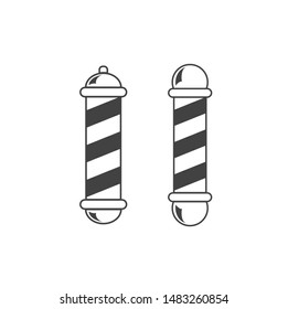 Vektor Stok Barbershop Icon Templates (Tanpa Royalti) 1122175805 ...