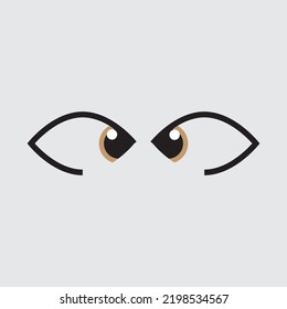 Pair Eyes Vector Logo Icon Stock Vector (Royalty Free) 2198534567 ...