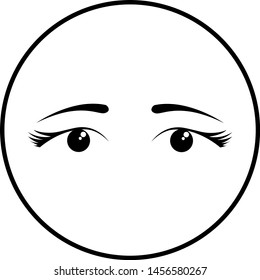 Pair Eyes Making Wink Expression Symbol Stock Vector (Royalty Free ...