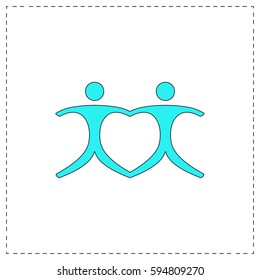 Pair Outline Vector Icon Black Editable Stock Vector (Royalty Free ...