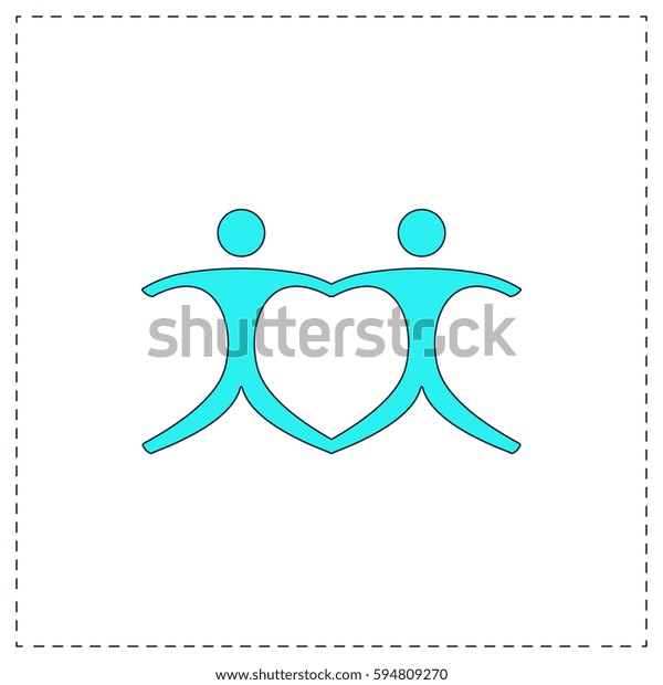 Pair Outline Vector Icon Black Editable Stock Vector (Royalty Free ...