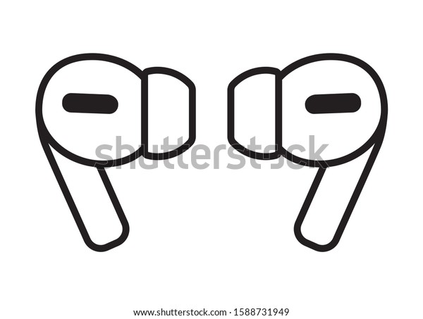 Earbuds Outline