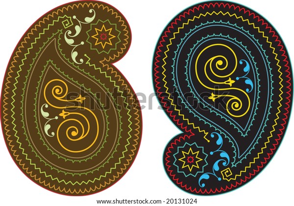 Paisley Design Can Be Used Textile Stock Vector (Royalty Free) 20131024 ...