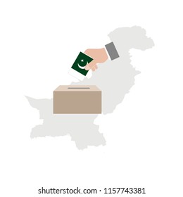 Pakistan Elections Vote Box Vector Work Stock Vector (Royalty Free ...