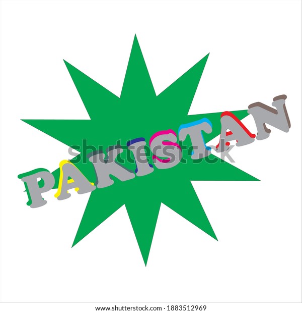 Pakistan Letter Text Icon Stock Vector (Royalty Free) 1883512969 ...