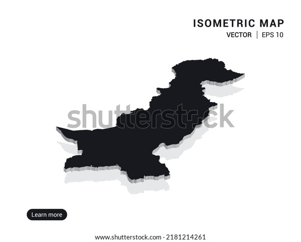 Pakistan Map Black On White Background: เวกเตอร์สต็อก (ปลอดค่าลิขสิทธิ์ ...