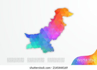 Pakistan Map World Map International Vector Stock Vector (Royalty Free ...