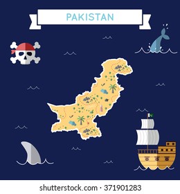 108 Cartoon Pakistan Map Images, Stock Photos & Vectors | Shutterstock
