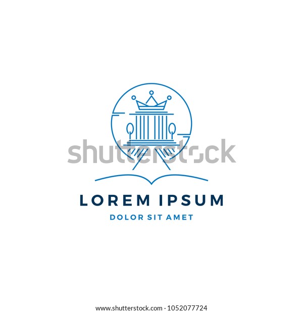 Palace Logo Design Stock Vector (Royalty Free) 1052077724 | Shutterstock