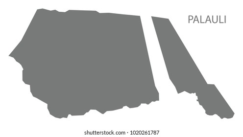 Palauli Map Samoa Grey Illustration Stock Vector (Royalty Free ...