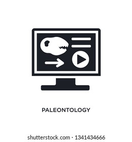 Paleontology Outline Icon Isolated Line Vector Stock Vector (Royalty ...
