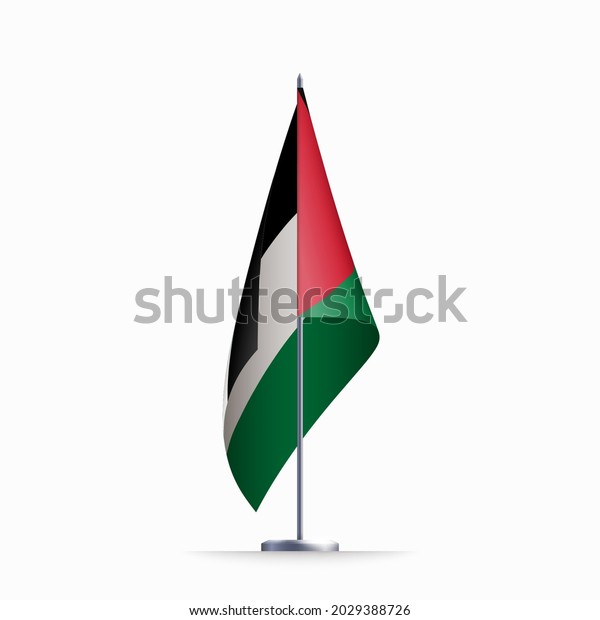 Palestine Flag State Symbol Isolated On Stock Vector (Royalty Free ...