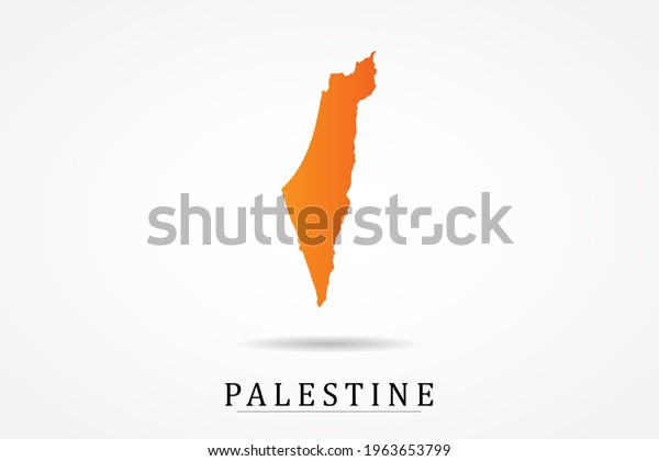 Palestine Map World Map International Vector Stock Vector (Royalty Free ...