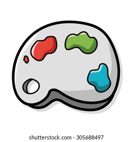 Palette Color Doodle Stock Vector (Royalty Free) 305688497 | Shutterstock