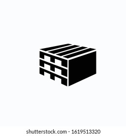 Pallet Icon Pallet Design Concept Delivery Stock Vector (Royalty Free ...