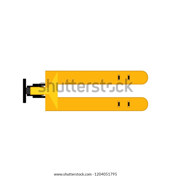Pallet Jack Top View Icon Clipart Stock Vector (Royalty Free ...